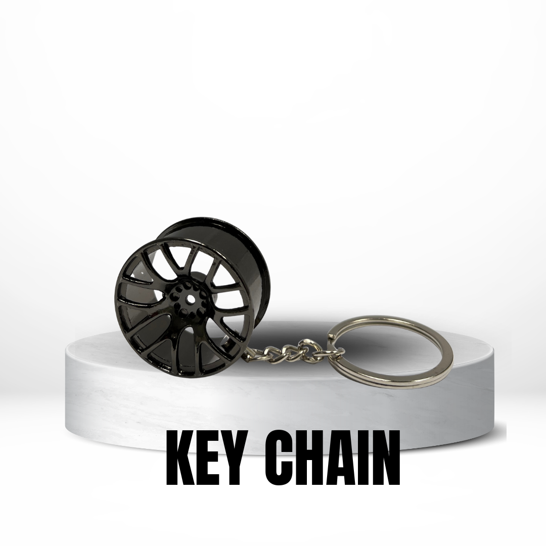Metal Tire Rim Key Chain Car Interior Accessory & Car Exterior Accesso ...